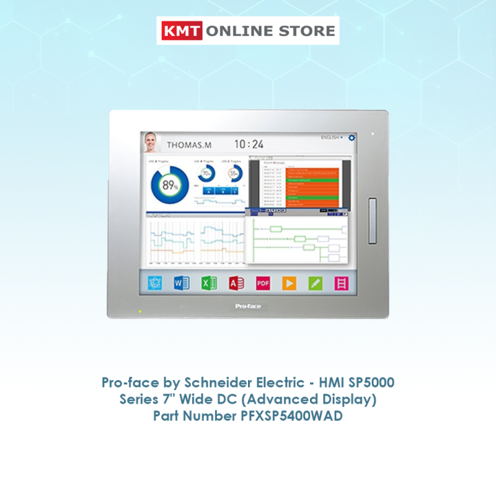 Pro-face by Schneider Electric - HMI SP5000 Series 7" Wide DC (Advanced ...