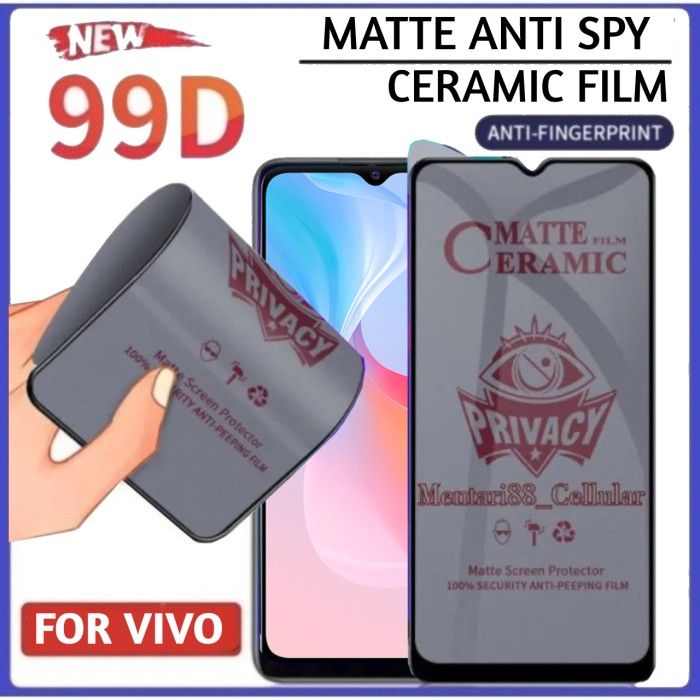 GROSIR CERAMIC MATTE SPY VIVO Y27 4G / Y27 5G / Y36 4G / Y36 5G / Y53S - ANTI GORES CERAMIC ...