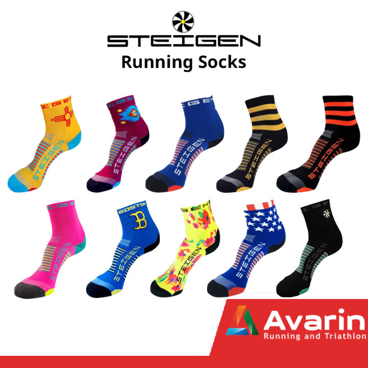Steigen Running Socks 1/2 Length | Lazada.co.th