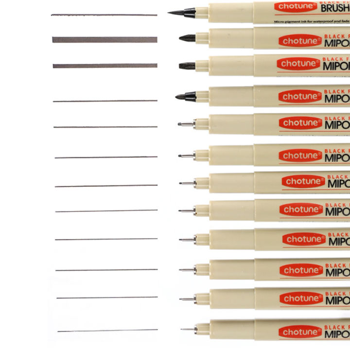 Hook Line Pen Set Anime Manga Artistic Design Hand-held Students ...