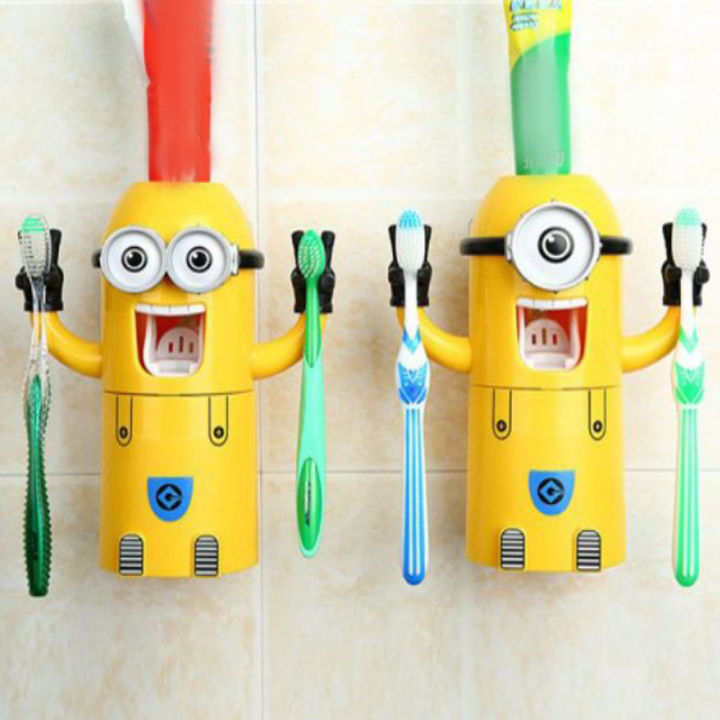 Cute Cartoon Automatic Toothpaste Squeezer Dispenser | Lazada