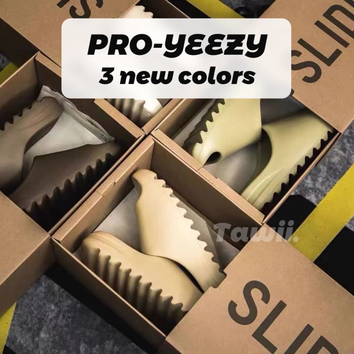 Yeezy Slides Kanye West Summer Slippers Couple Slipper Soft Bottom ...