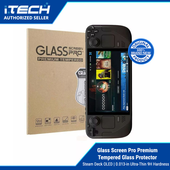 Steam Deck OLED Glass Screen Pro Premium Tempered Glass Protector for ...