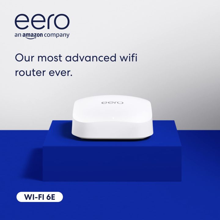 eero Pro 6E mesh Wi-Fi router | Fast and reliable gigabit + speeds ...