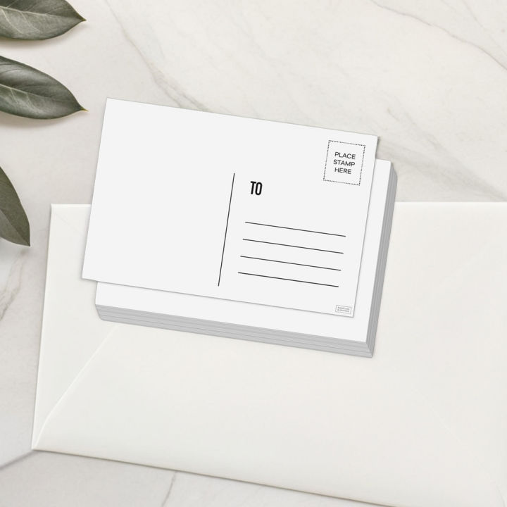【Top-rated】 50 Sheets Postcards Mailing Cardstock Printable Travel ...