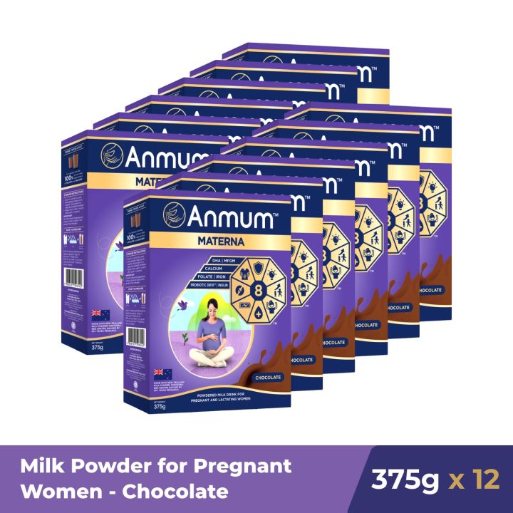 Anmum Materna Pregnancy Milk Powder Chocolate 375G x12 | Lazada PH