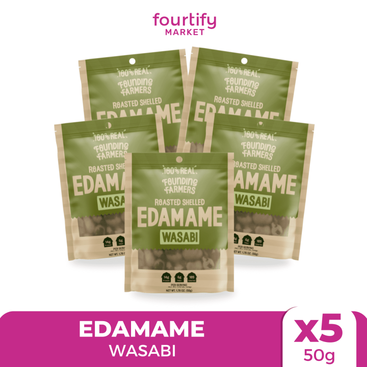 Founding Farmers Pick Your Edamame in Wasabi - Pack of 5 | Lazada PH