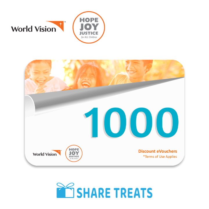World Vision P1000 Worth Donation (SMS eVoucher) | Lazada PH