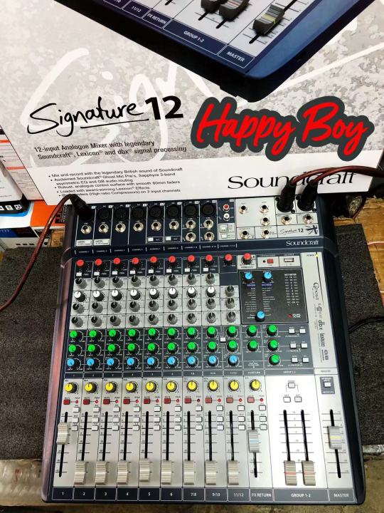 Professional sound mixer 12 channel Soundcraft Compact analogue mixing ...