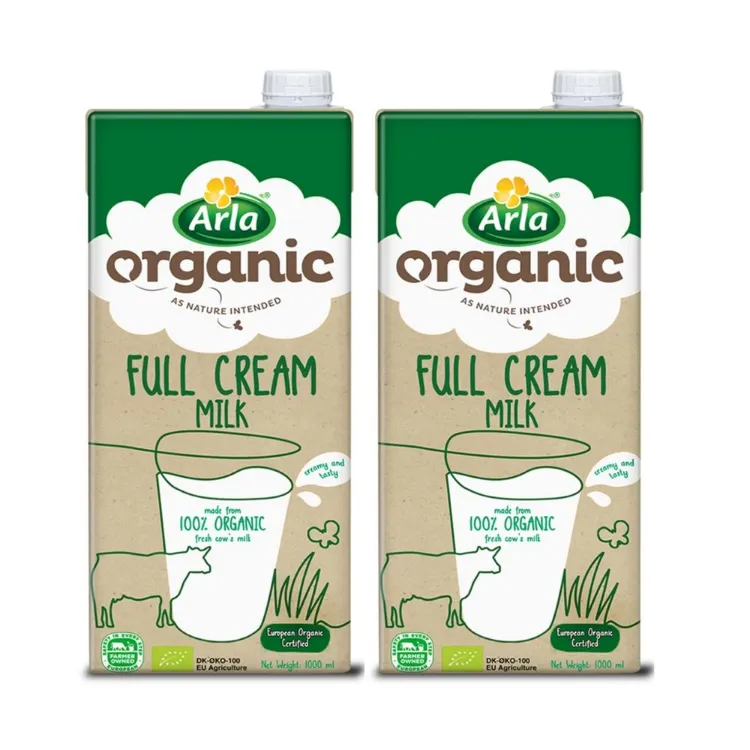 Arla Organic Full Cream Milk 1l - Pack of 2 | Lazada PH