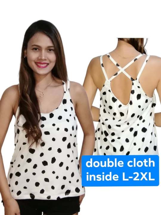spaghetti/ sando top for woman | Lazada PH