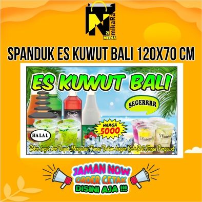Spanduk Banner ES KUWUT BALI Terbaru yang lagi Viral ukuran 1.2x0.7 CM ...