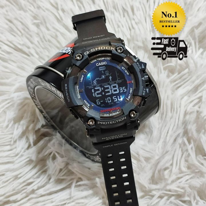 Mud Resist Men's G Sh0ck Full Digital Watch RangeMan Actual Pic. Japan ...