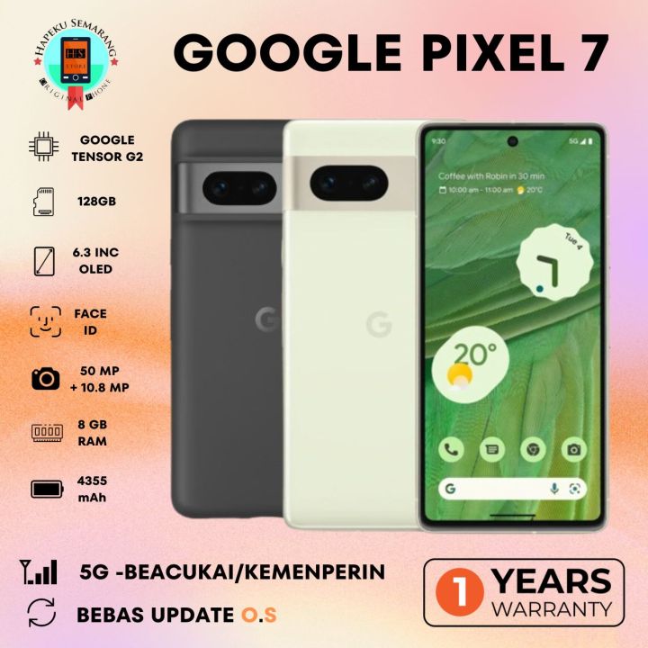 Google Pixel 7 8/128GB Like New Murah Bergaransi All Operator Indonesia ...