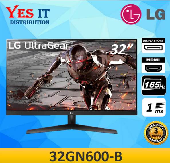 LG 32GN600-B 31.5'' UltraGear QHD VA 1ms 165Hz HDR10 AMD FreeSync ...