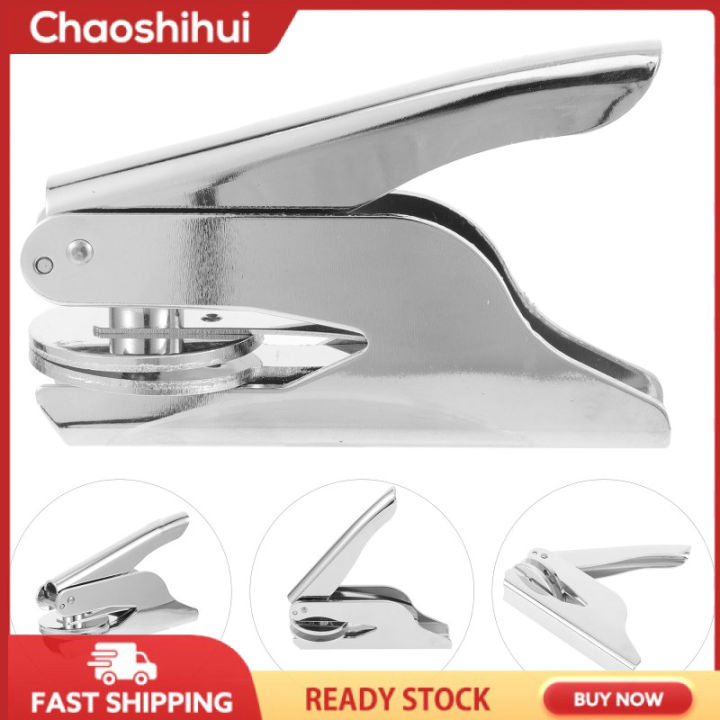 Chaoshihui Stamp Maker Stainless Steel Embosser Craft Stamping Tool ...