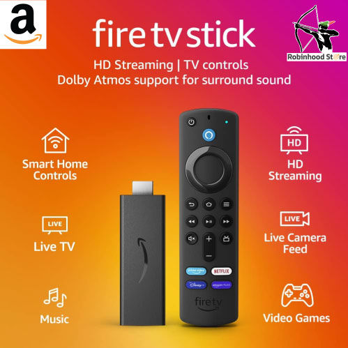 Amazon Fire TV Stick Gen3 (3rd Gen) Streaming Device with Alexa Voice ...