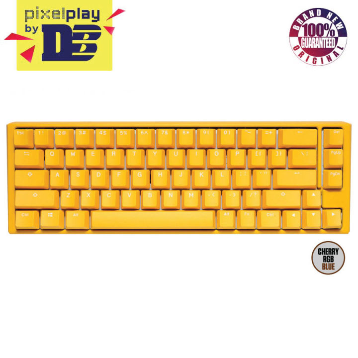 Ducky One 3 Yellow SF Hotswap RGB Double Shot PBT Mechanical Keyboard ...