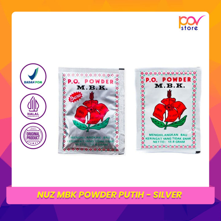 MBK Powder Putih - Silver - Menghilangkan Bau Keringat - Deodorant ...