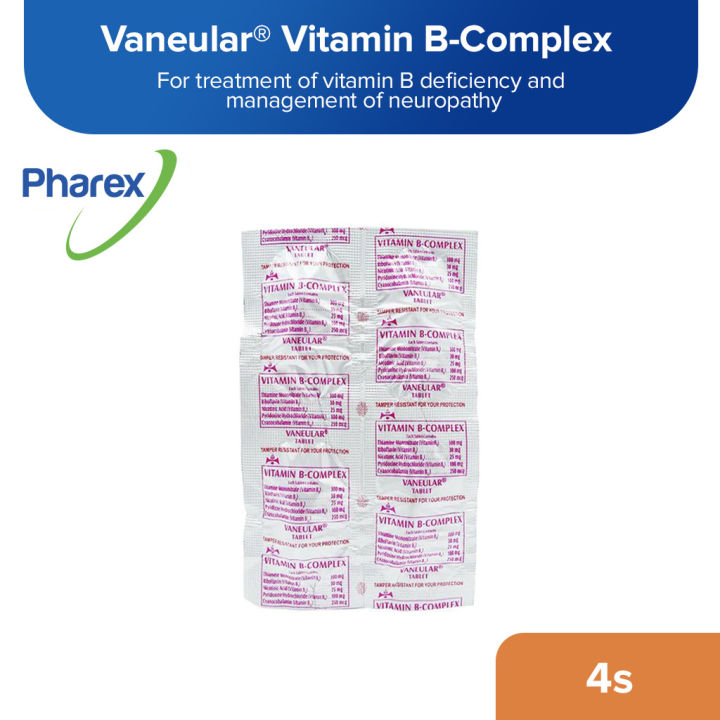 Vaneular 4 tablets (For treatment of vitamin B deficiency and ...