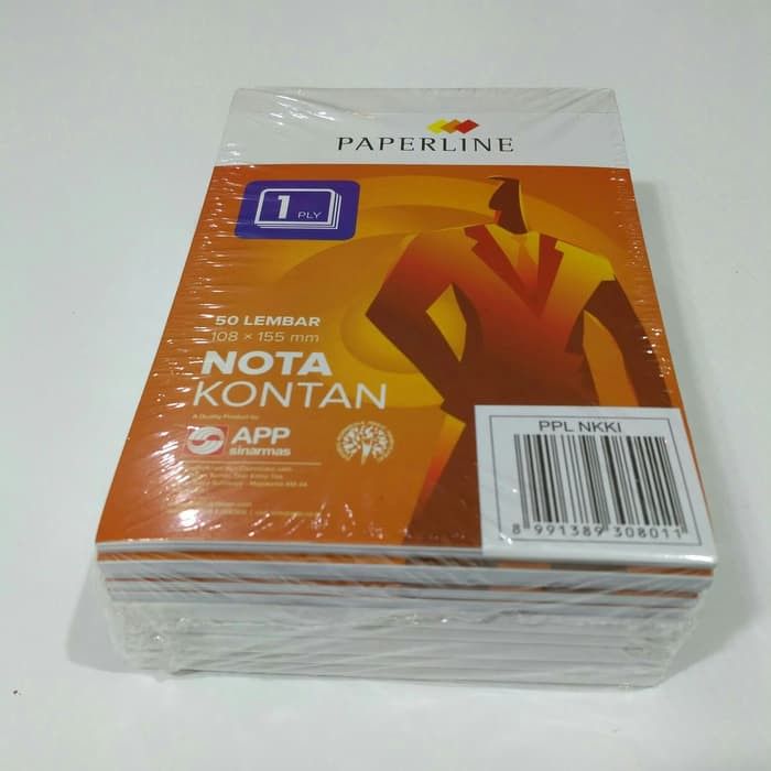 NOTA KONTAN MERK PAPERLINE 1 PLY 50 LEMBAR [1 PACK / 10 PCS] / BON ...