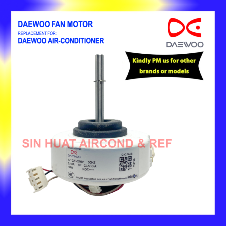 DAEWOO Indoor Fan Motor DAEWOO Replacement Motor Indoor Unit Fan Motor ...