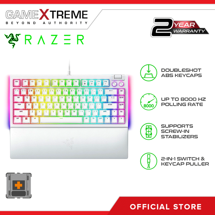 Razer BlackWidow V4 75% - Hot-swappable Mechanical Gaming Keyboard ...