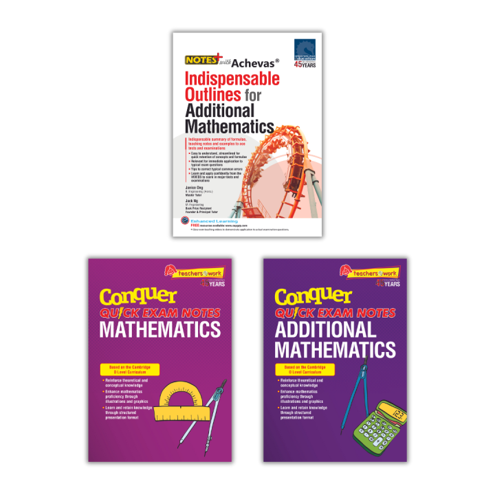 Mathematics & Additional Mathematics Guide Books For Upper Secondary ...