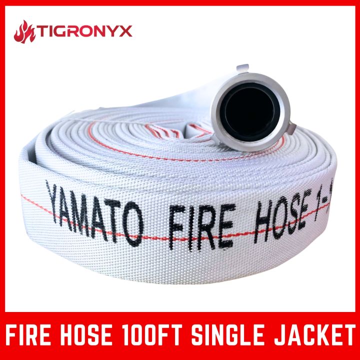 Fire Hose 1-1/2 100ft Single Jacket Alloy Coupling Yamato Brand | Lazada PH