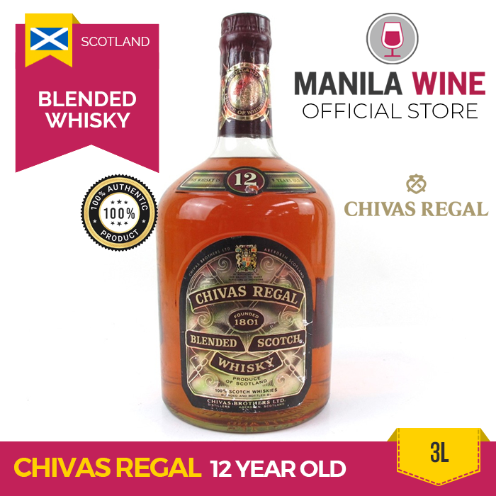 Chivas Regal - 12 Year Old - 3L | Blended Scotch Whisky | Lazada PH