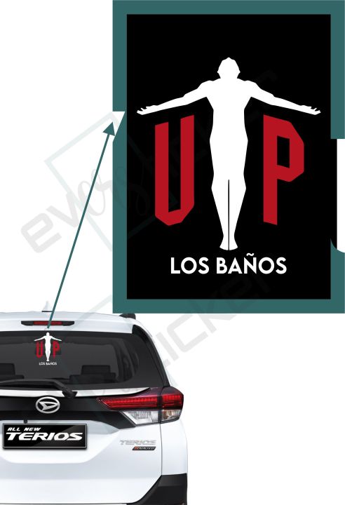 University of the Philippines UP Oblation sticker V9 for cars, motors ...