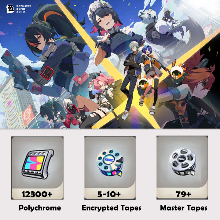 Zenless Zone Zero ZZZ Reroll Acc 260+ Rolls Asia | Lazada