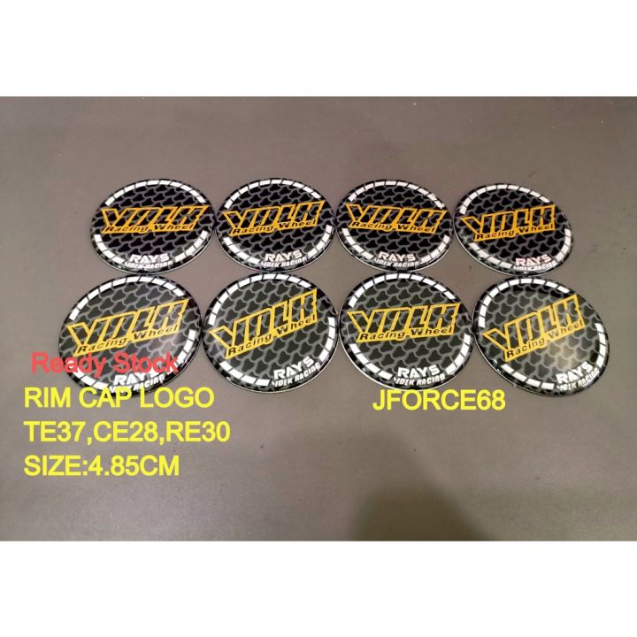 Rim Logo (49MM) Ce28 Te37 Re30 G25 Ze40 Volk Logo Volk Racing Rays ...