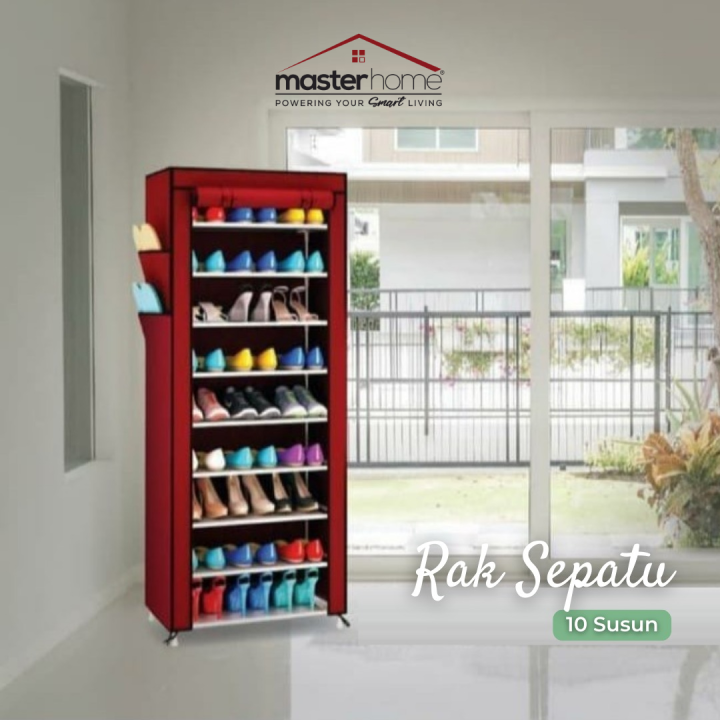 Master home - RAK SEPATU 10 SUSUN SERBAGUNA | Lazada Indonesia