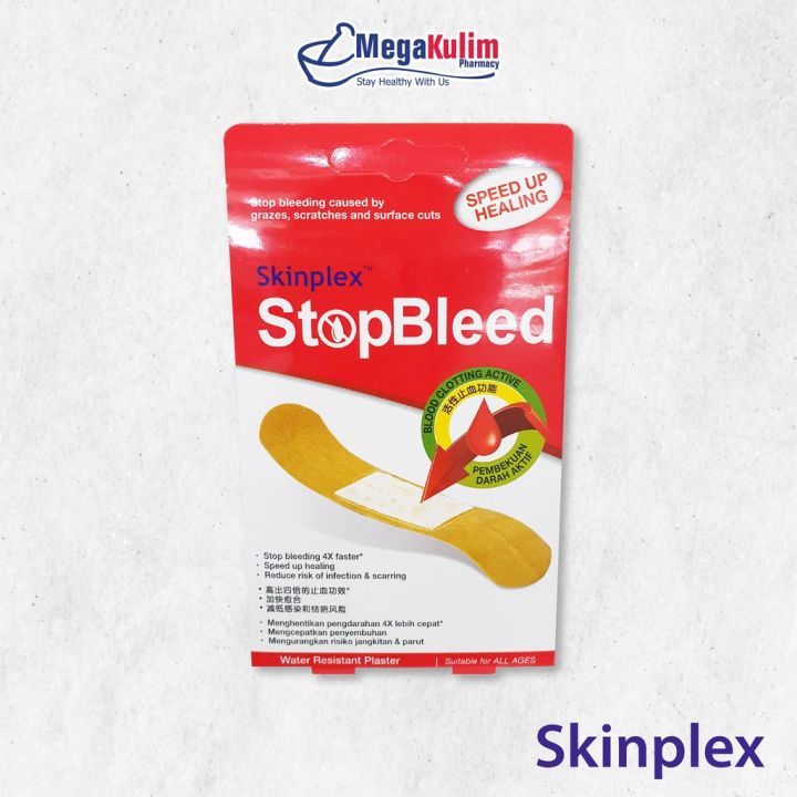 Skinplex Stopbleed Water Resistant Plaster 5's | Lazada