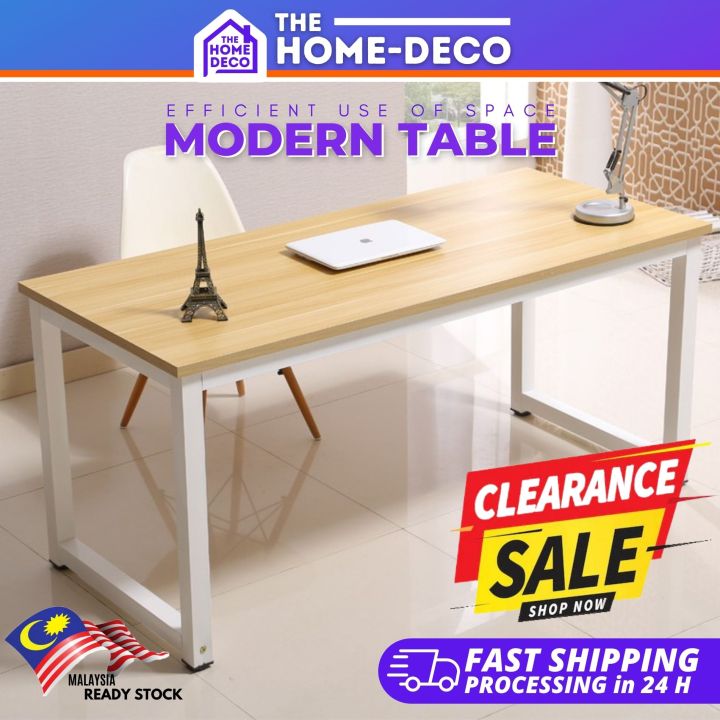 Square Type Home Office Table Computer Desk Modern Design Simply Style ...