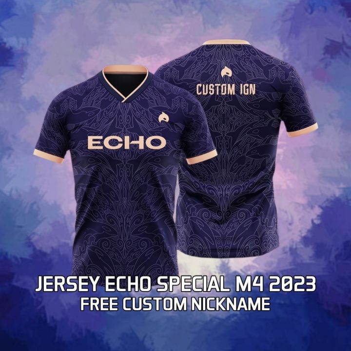 2023 Jersey ECHO PHILIPPINES M4 FREE CUSTOM NICKNAME | Lazada PH
