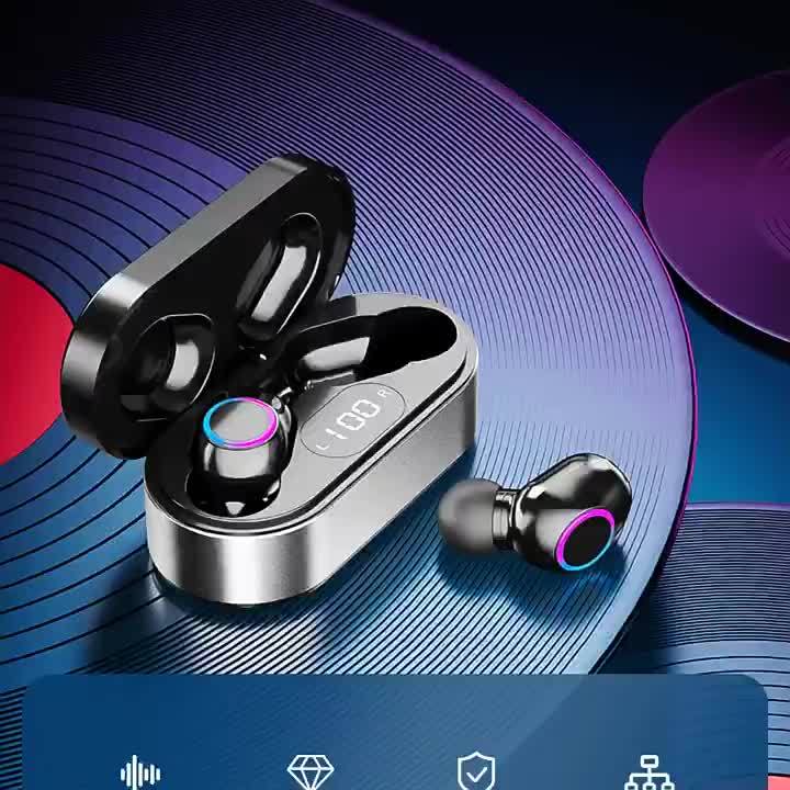 Bluetooth Headset Wireless in-Ear F12 a Mini Headset with a Large Power ...