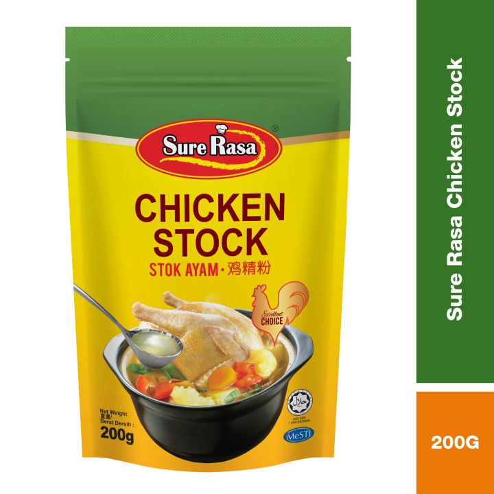 Sure Rasa Chicken Stock / Stok Ayam 200g | Lazada