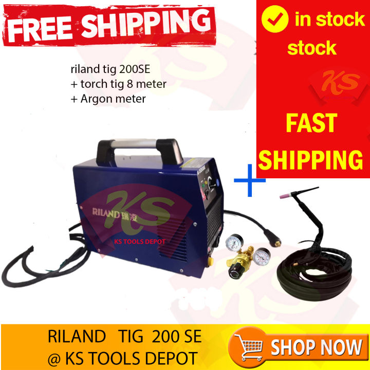 Welding Machine set RILAND TIG 200SE + 1 year WARRANTY | Lazada