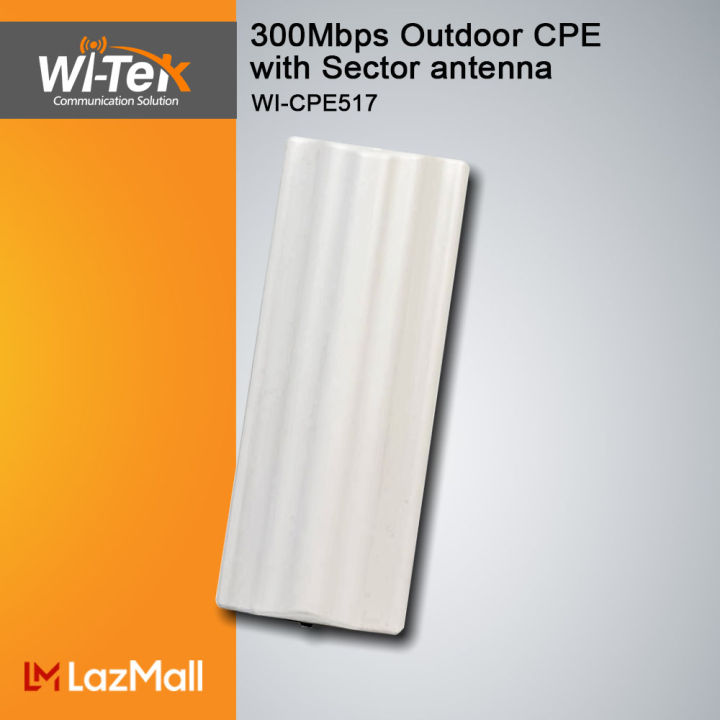 Wi-Tek WI-CPE517 5.8GHz 300Mbps Outdoor CPE with Sector antenna ...