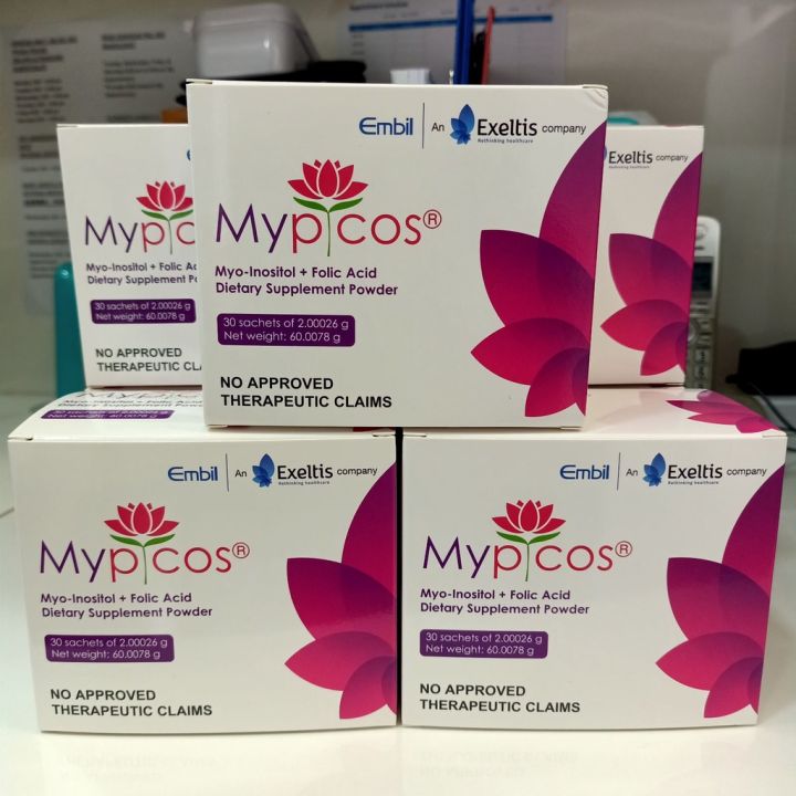 MyPICOS Myo Inositol + Folic Acid FDA Approved SOLD PER BOX (30 pieces ...