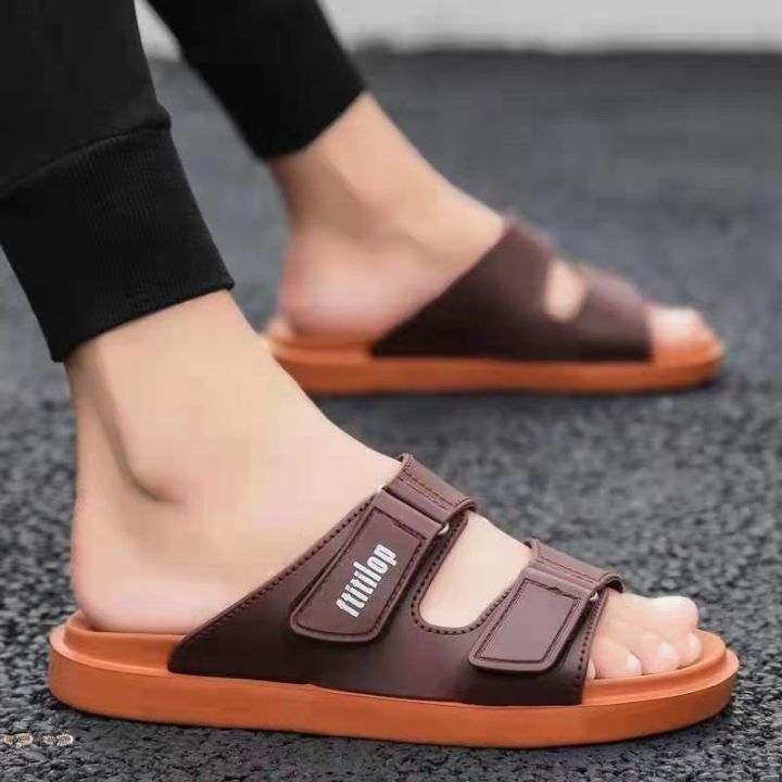 NEW! FitFlop Style Slides Mens Sandals Classic Slip on with Two ...