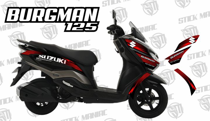 Suzuki Burgman decals sticker | Lazada PH