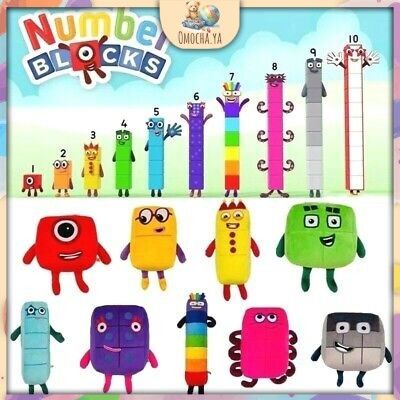 Cartoon Numberblocks Plush Doll Educational Stuffed Number Blocks Toys ...