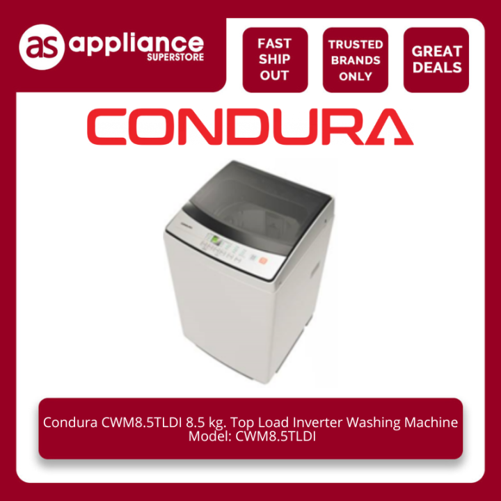 Condura CWM8.5TLDI 8.5 kg Top Load Inverter Washing Machine | Lazada PH