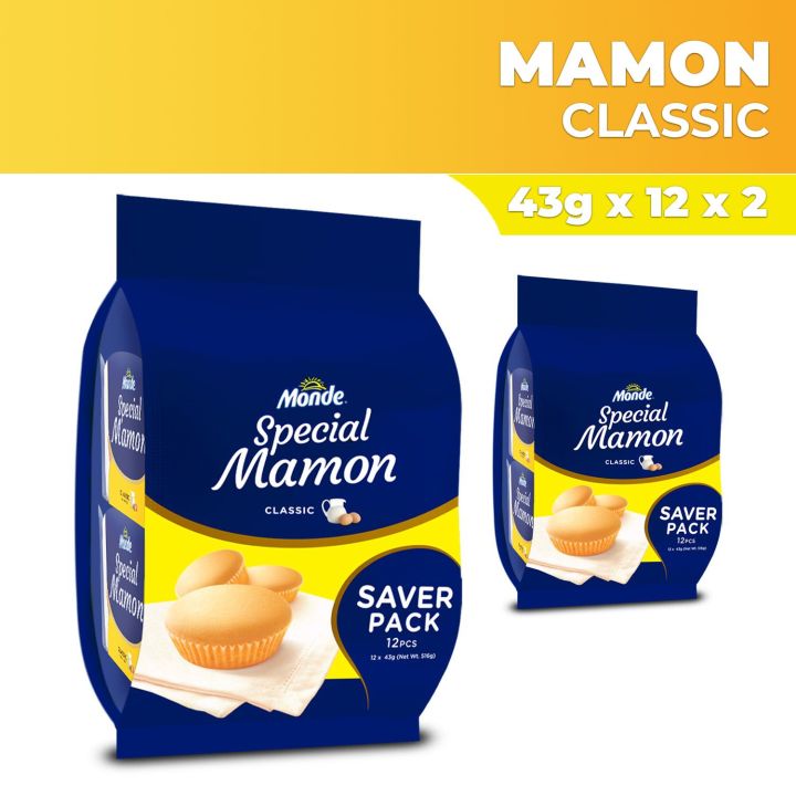 Monde Mamon Classic Savers Pack 43g x 12 X 2 | Lazada PH