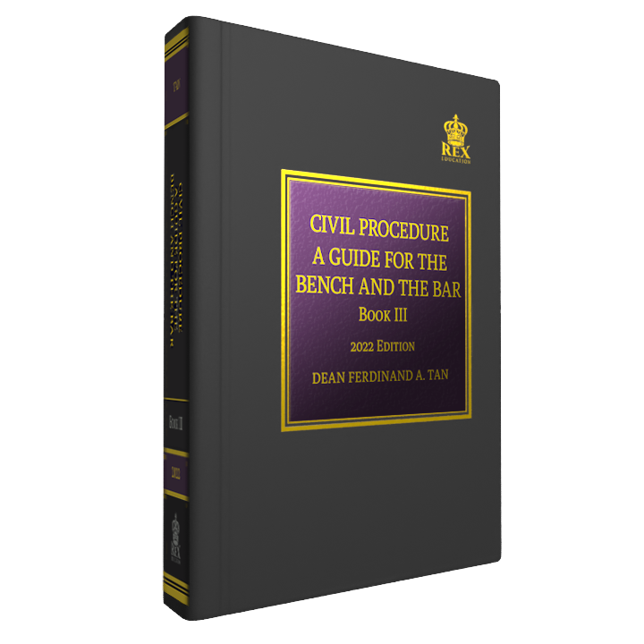 Civil Procedure Volume III by Dean Ferdinand A. Tan | Lazada PH
