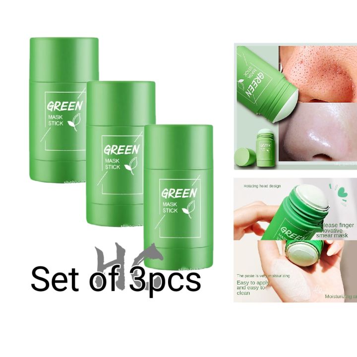 （Set of 3pcs）mask stick skin care acne blackhead remover oil control ...