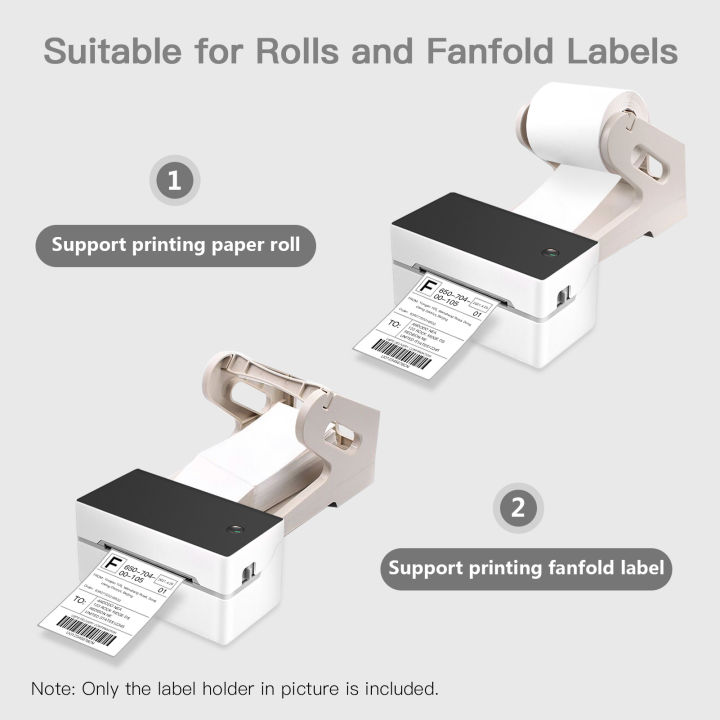 Shipping Label Holder for Rolls and Fan-fold Stack Labels Paper Holder ...
